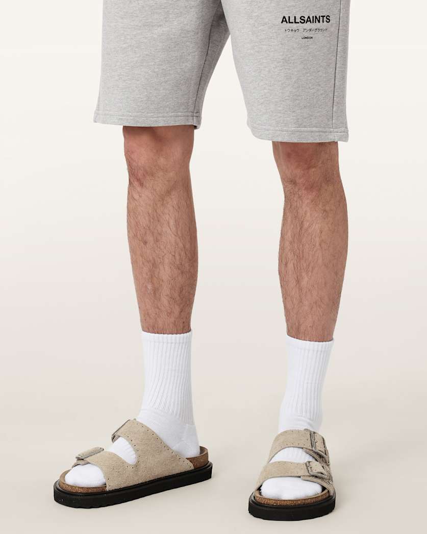 Randal Leather Buckle Sandals CLOUDY GREY | ALLSAINTS